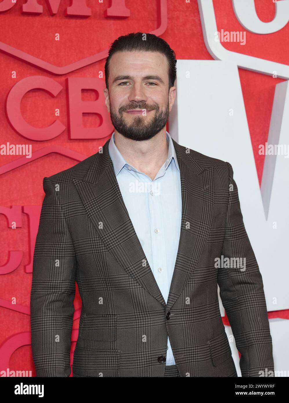 Sam Hunt attends the 2024 CMT Music Awards at Moody Center on April 07 ...
