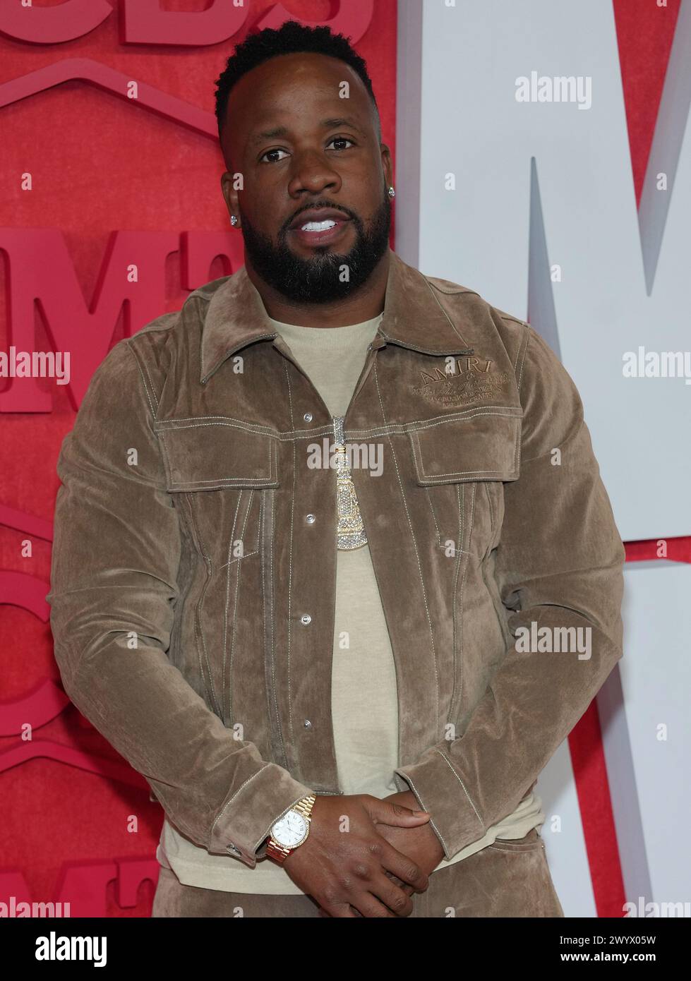 Yo Gotti attends the 2024 CMT Music Awards at Moody Center on April 07 ...