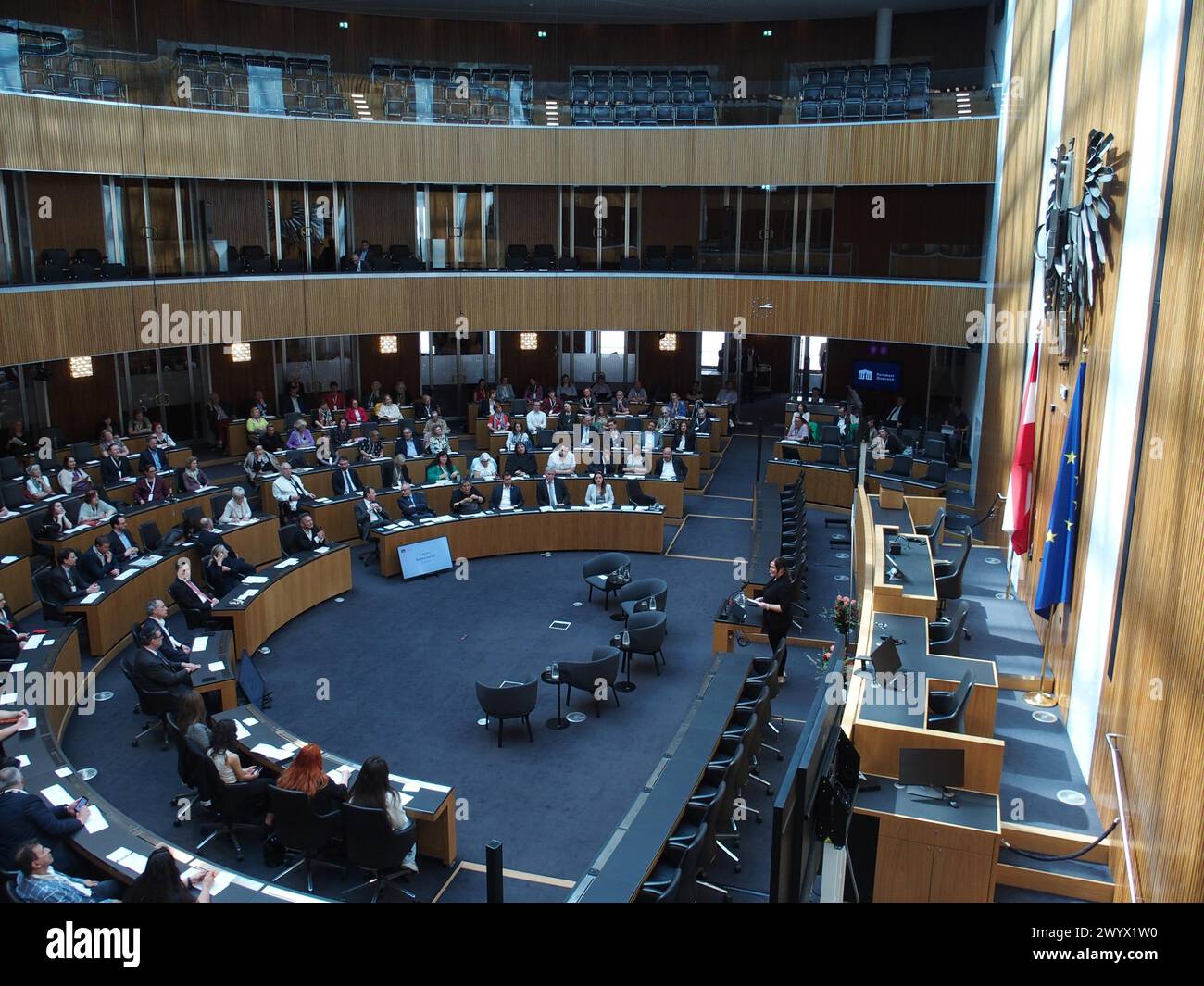 Vienna, Austria, Austria. 8th Apr, 2024. BARBARA KARLICH, Austrian ...