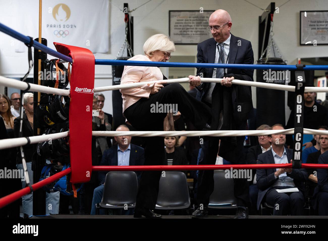 Paris, France. 08th Apr, 2024. French Minister of Labour, Health and ...