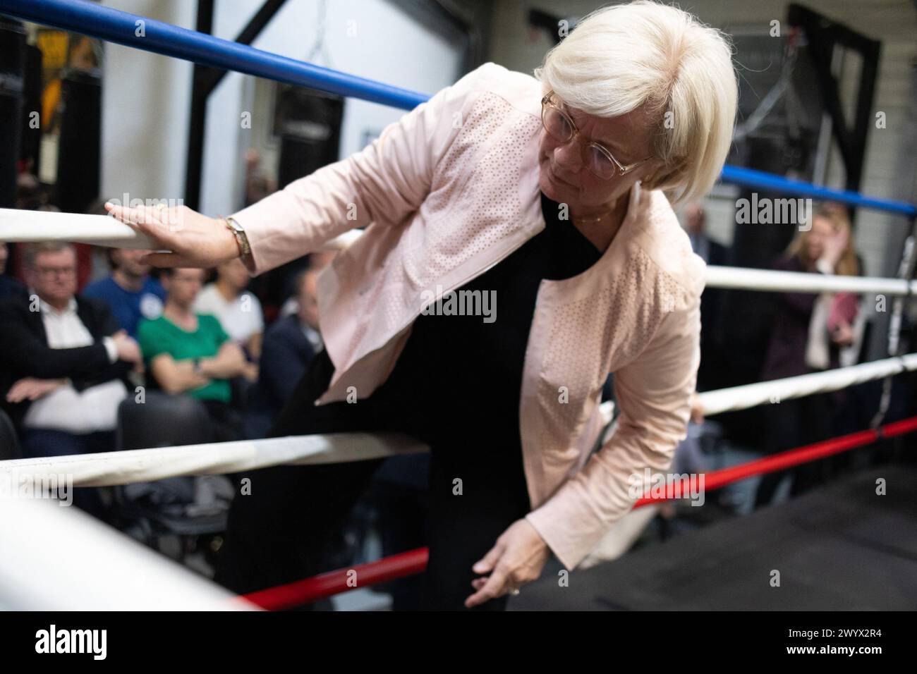 Paris, France. 08th Apr, 2024. French Minister of Labour, Health and ...
