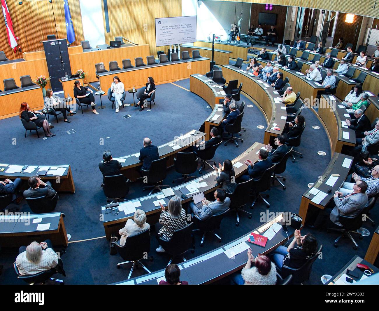 Vienna, Austria, Austria. 8th Apr, 2024. Four predominant women in ...