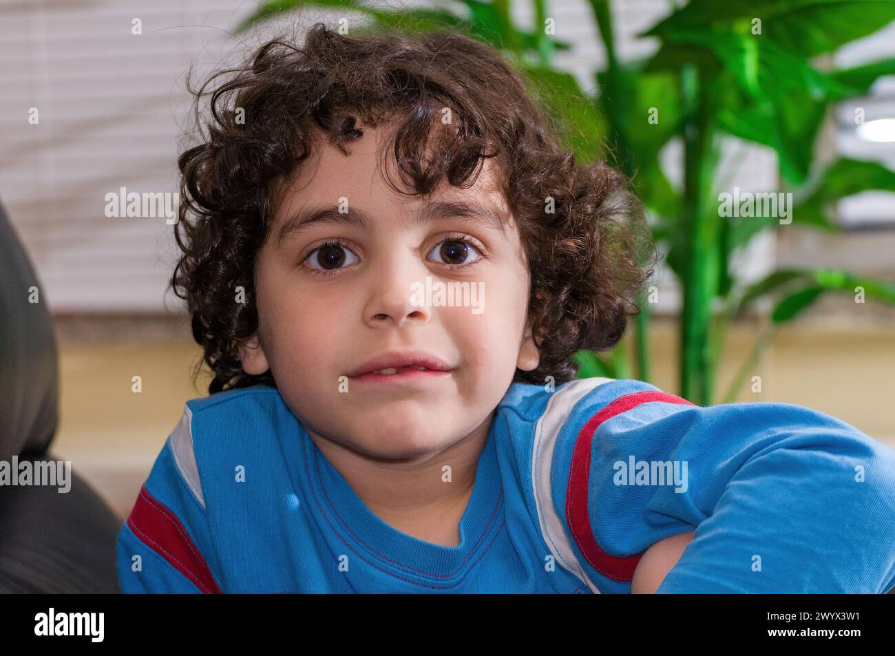 Portrait of child boy male person kid, Latin American ethnicity and ...