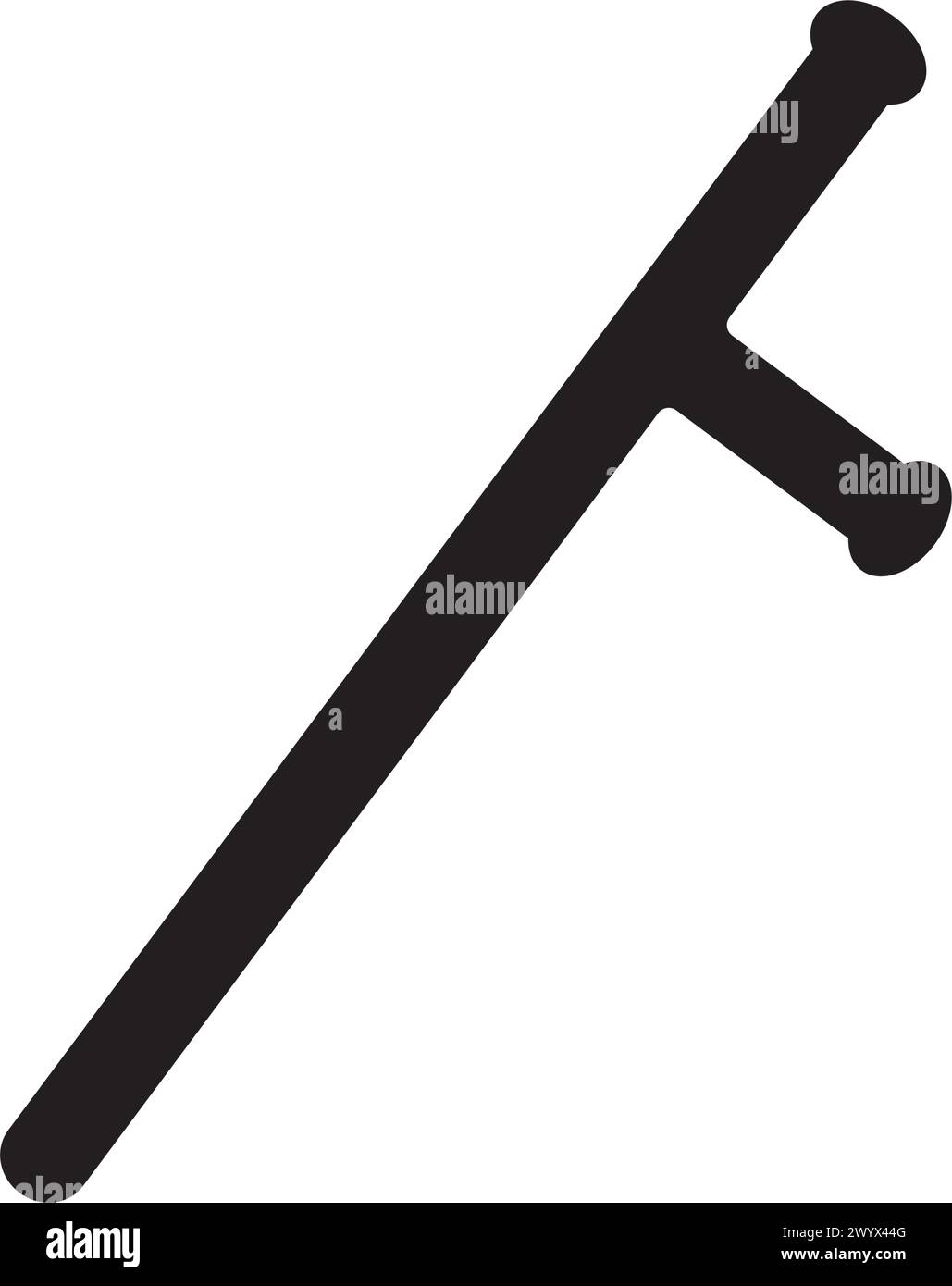 Police Batons icon, vector illustration symbol design Stock Vector ...