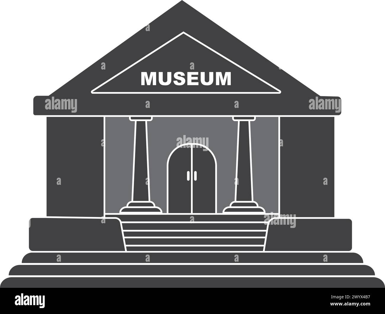 Museum for architectural drawing Stock Vector Images - Alamy