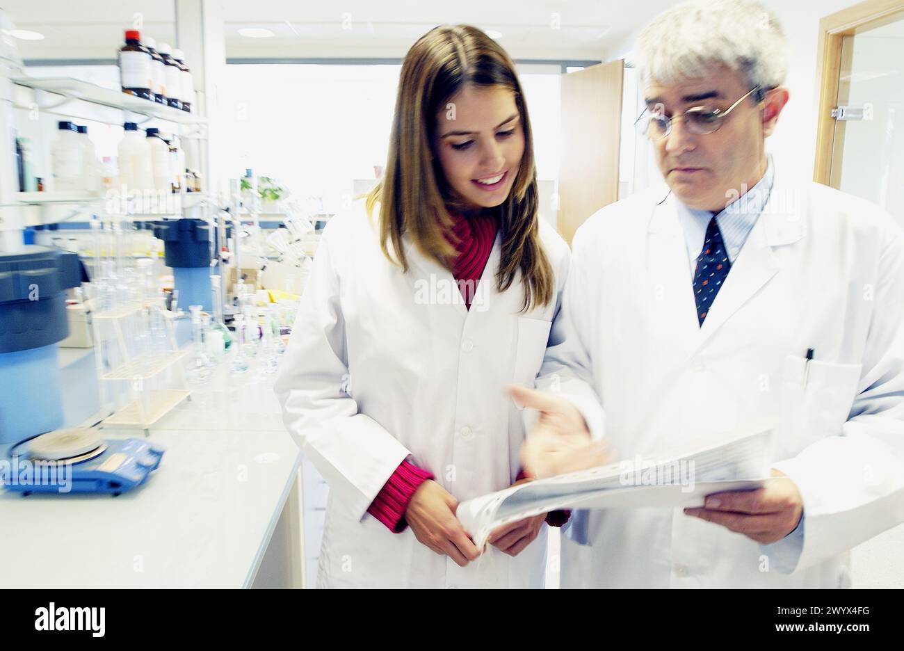 Chemical characterization laboratory Stock Photo - Alamy