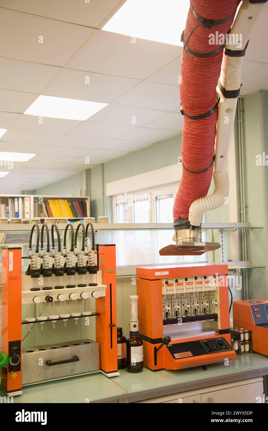 Soxtec fat extraction, Laboratory of Agri-Environmental Safety ...