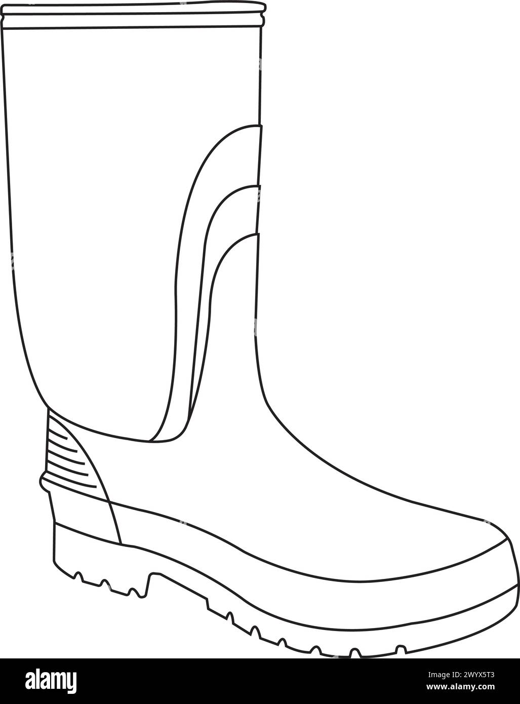 Hunter boot Black and White Stock Photos & Images - Alamy