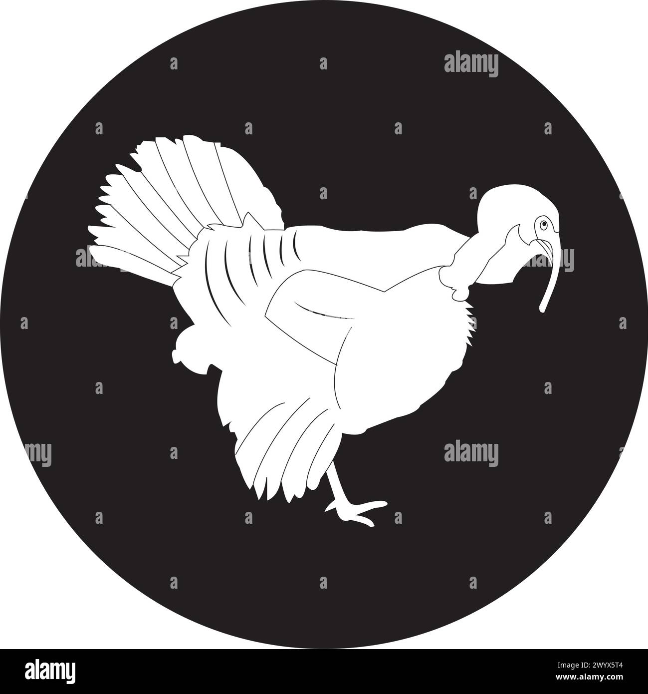 Turkey icon vector illustration symbol design Stock Vector Image & Art ...