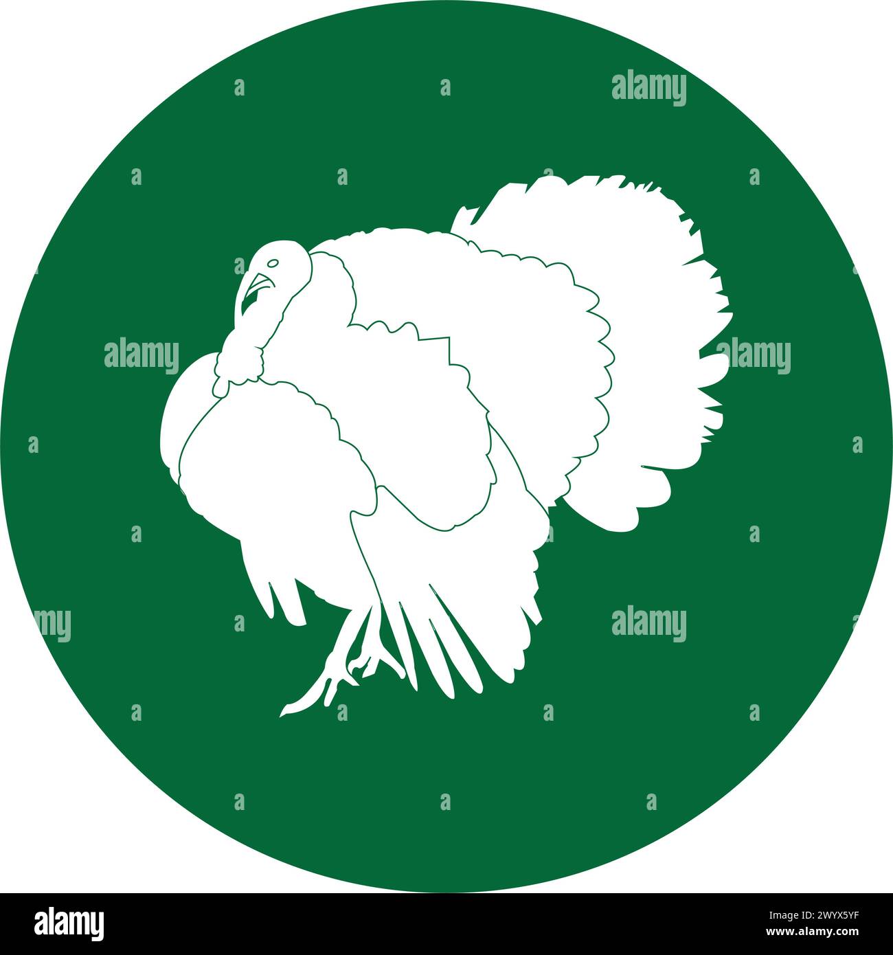 Turkey icon vector illustration symbol design Stock Vector Image & Art ...