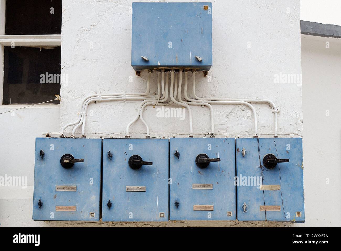 Electrical cupboard. Industry Stock Photo - Alamy