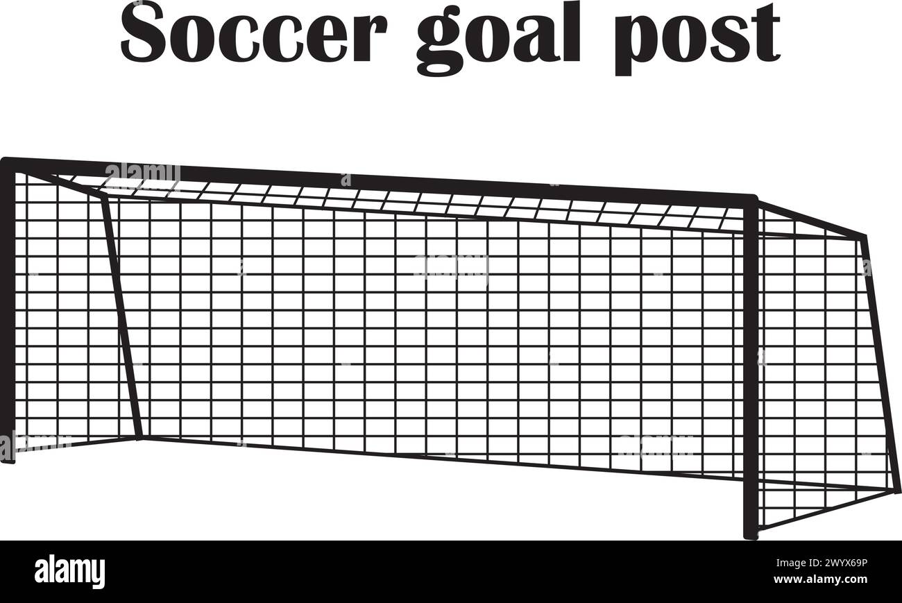 Football pitch illustration Black and White Stock Photos & Images - Alamy