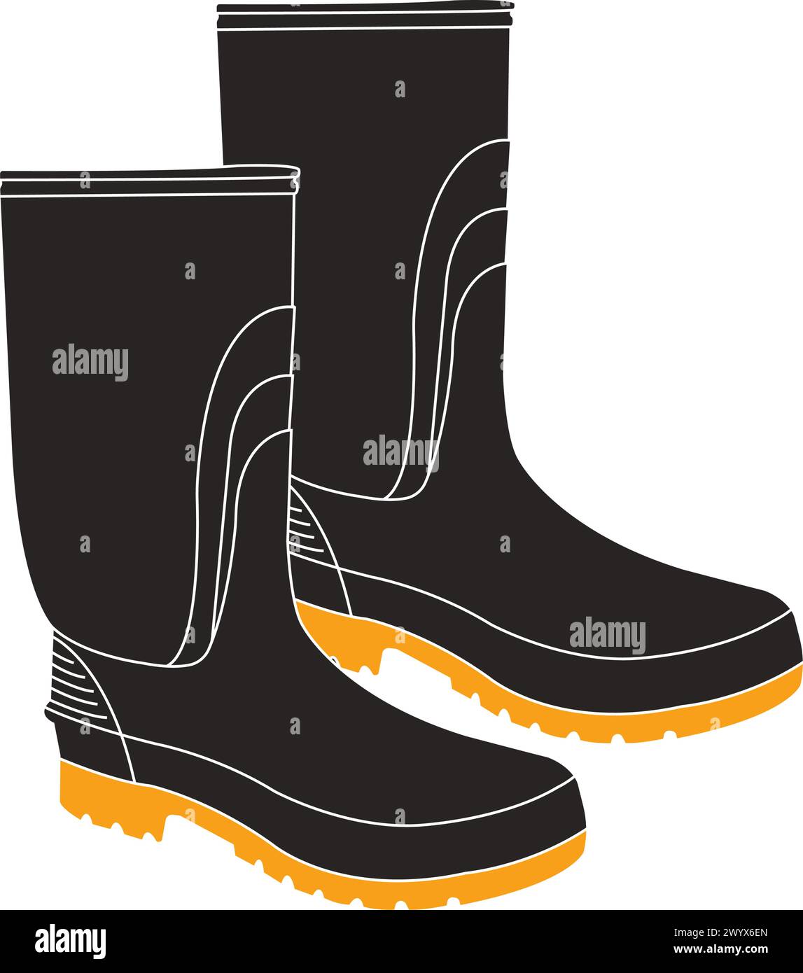 Boot simple vector icon Stock Vector Images - Alamy