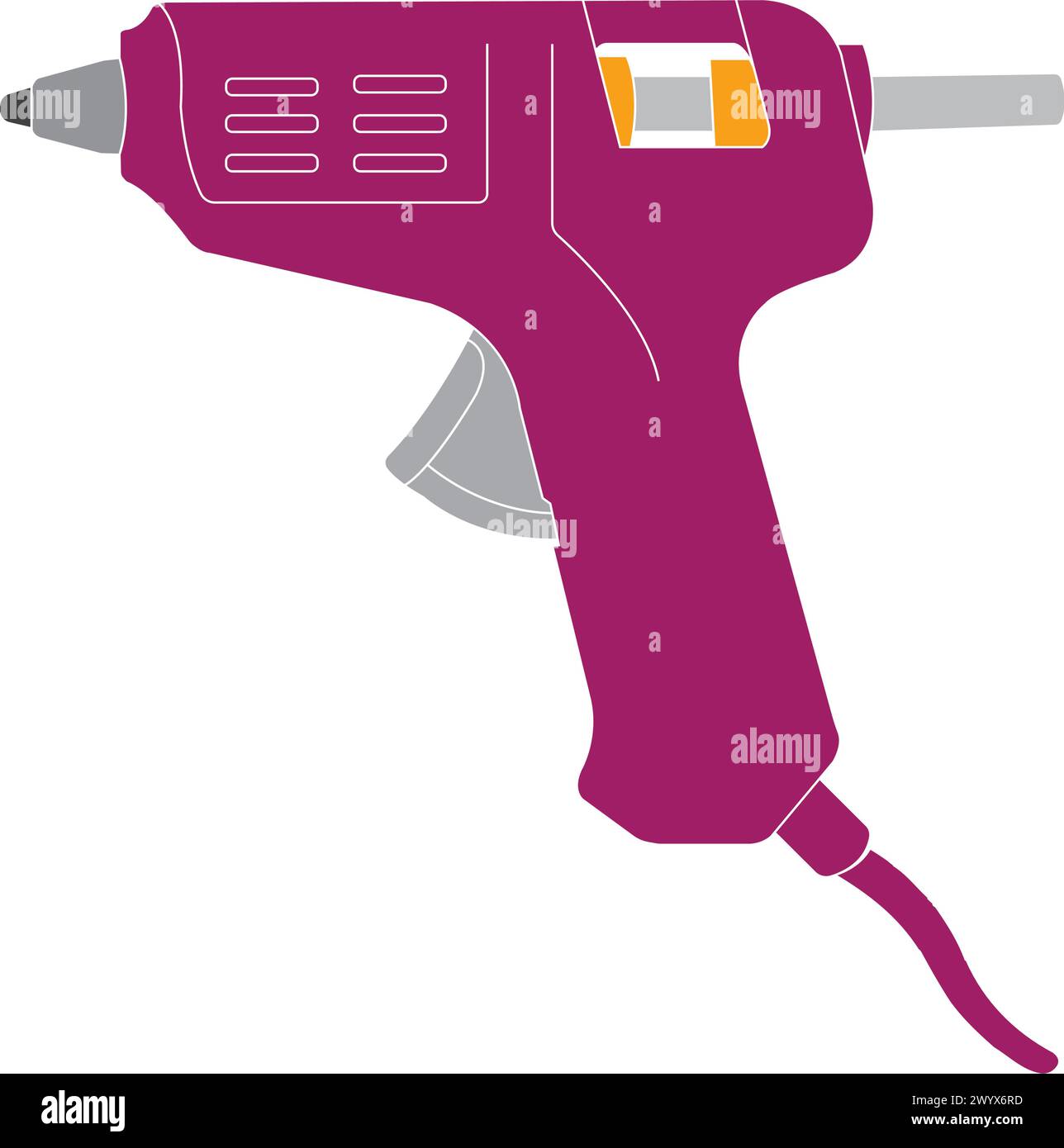 Glue gun icon vector illustration symbol design Stock Vector Image ...