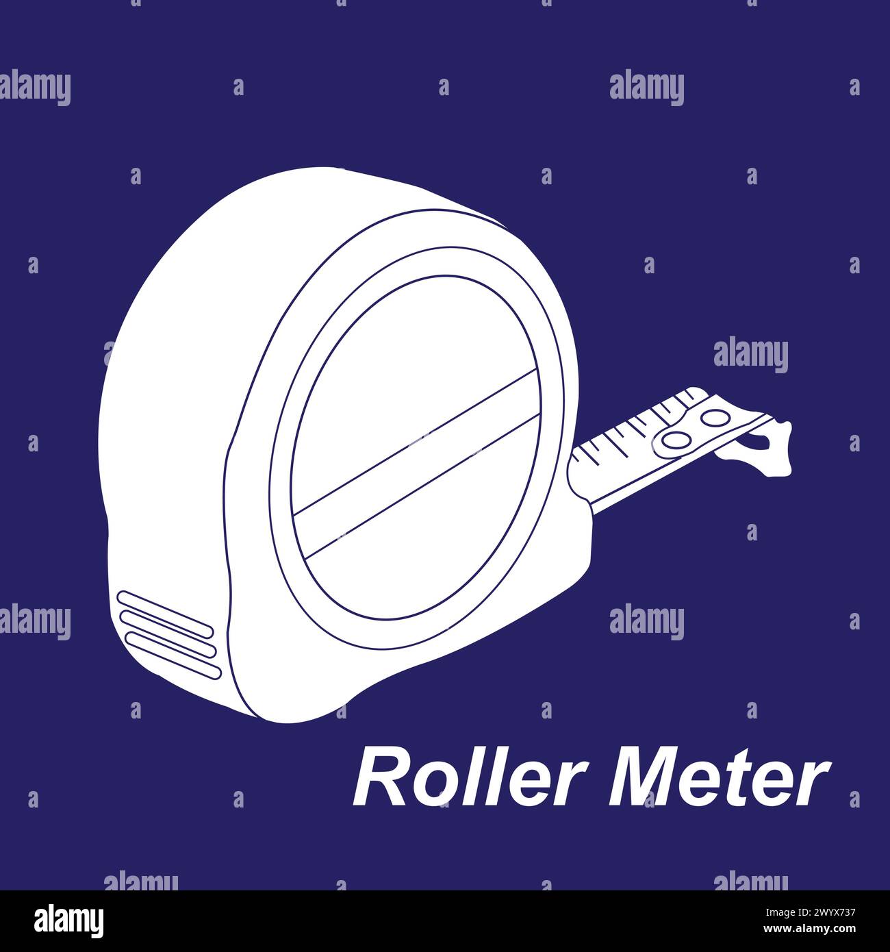 Roller meter icon vector illustration symbol design Stock Vector Image ...