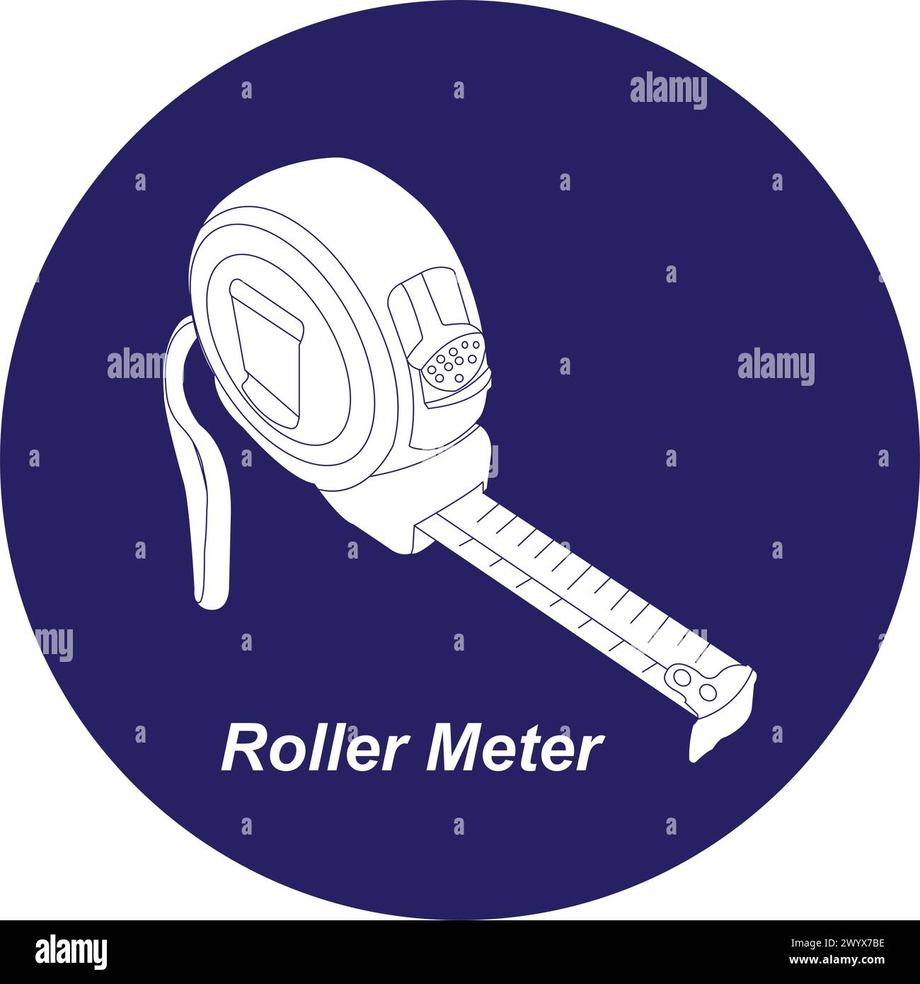 Roller meter icon vector illustration symbol design Stock Vector Image ...