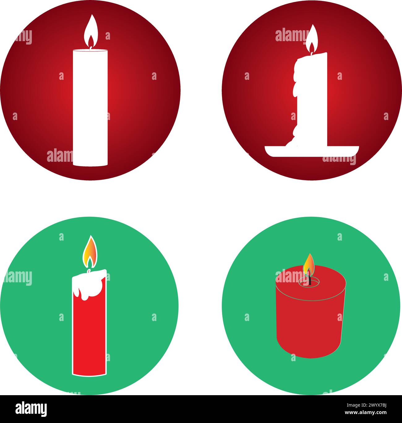 Candle icon vector illustration symbol design Stock Vector Image & Art ...