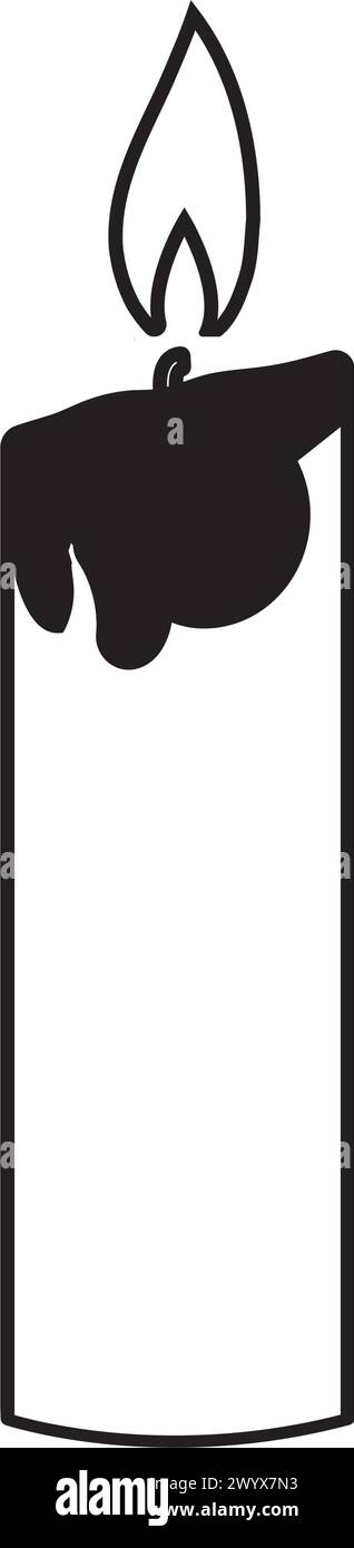 Candle icon vector illustration symbol design Stock Vector Image & Art ...