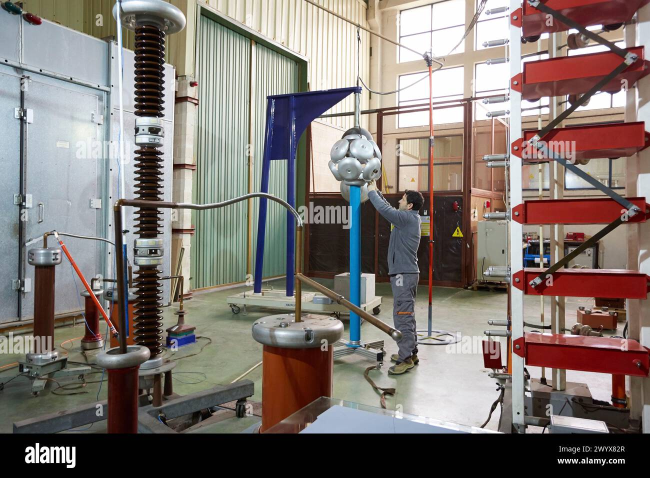 High voltage electric laboratory certification hi-res stock photography ...