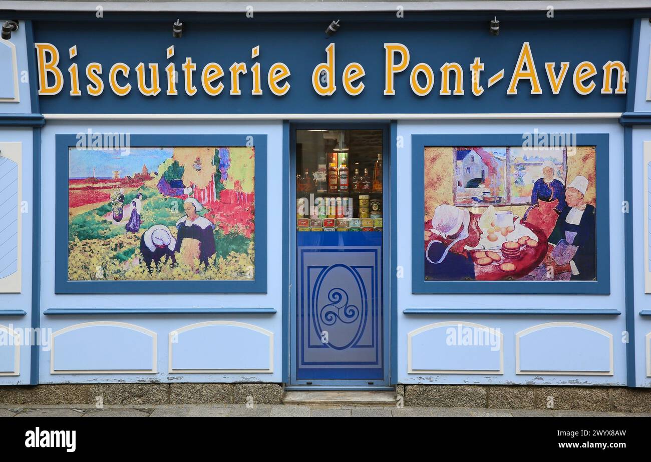 Pont Aven, Finistere, Brittany, Bretagne, France Stock Photo - Alamy