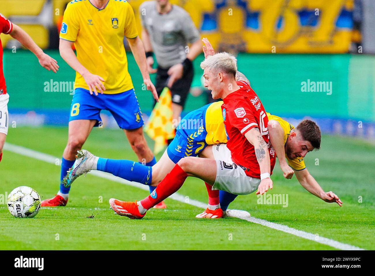 Superliga match between Broendby IF and Silkeborg IF at Broendby ...