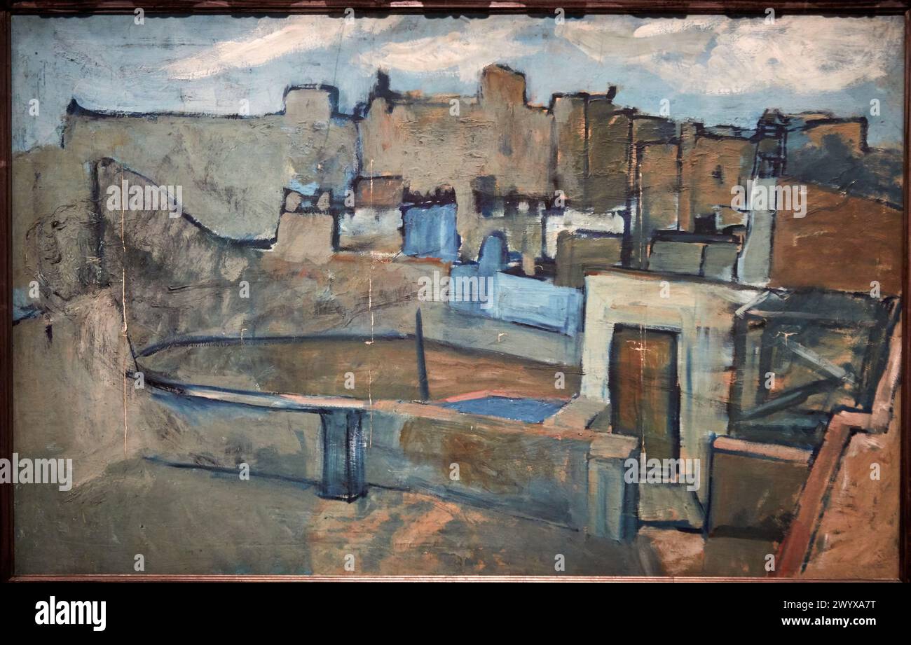 Barcelona rooftops, 1903, Pablo Picasso (1881-1973), Museu Picasso ...