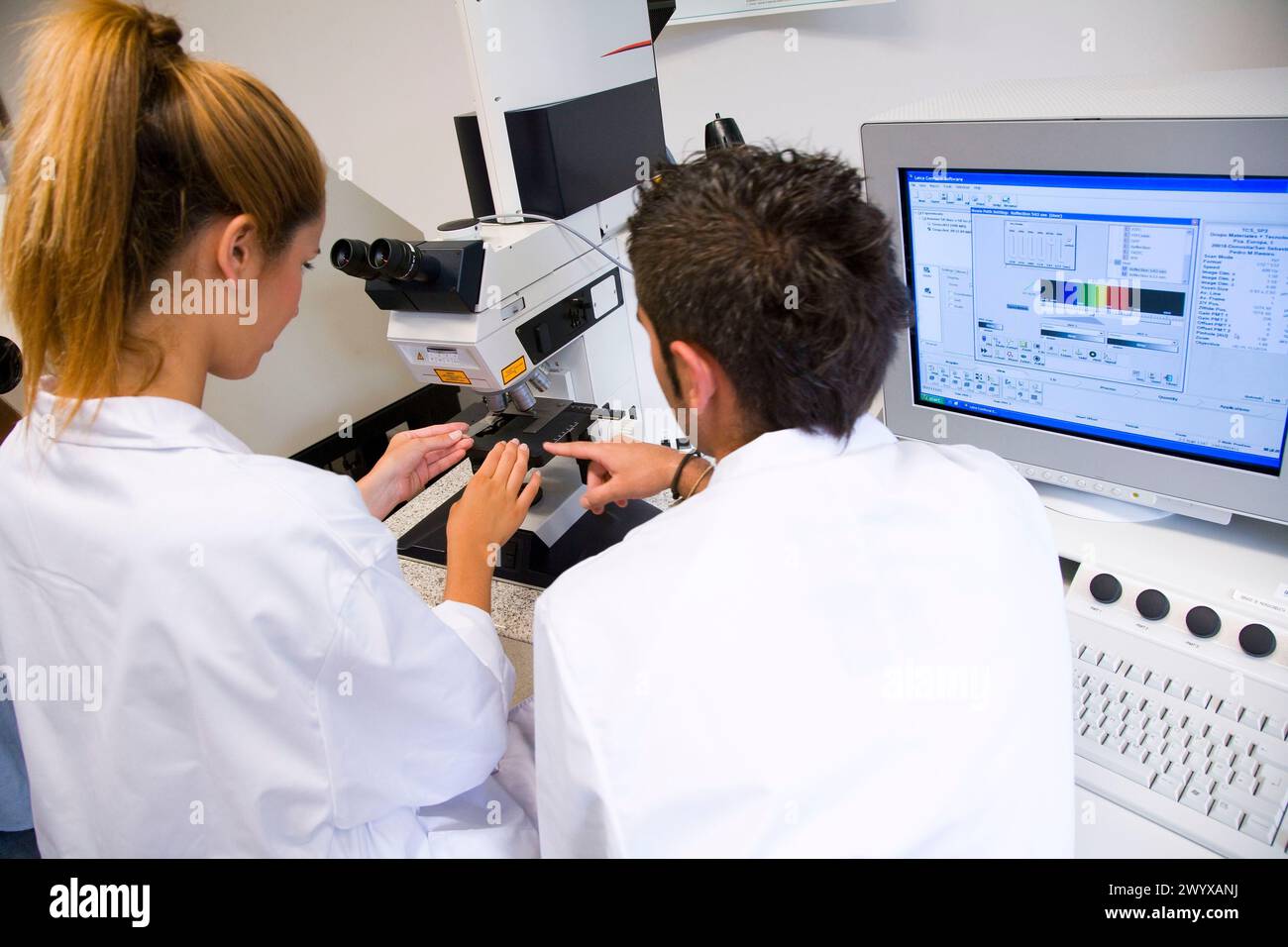 Confocal laser microscope hi-res stock photography and images - Alamy