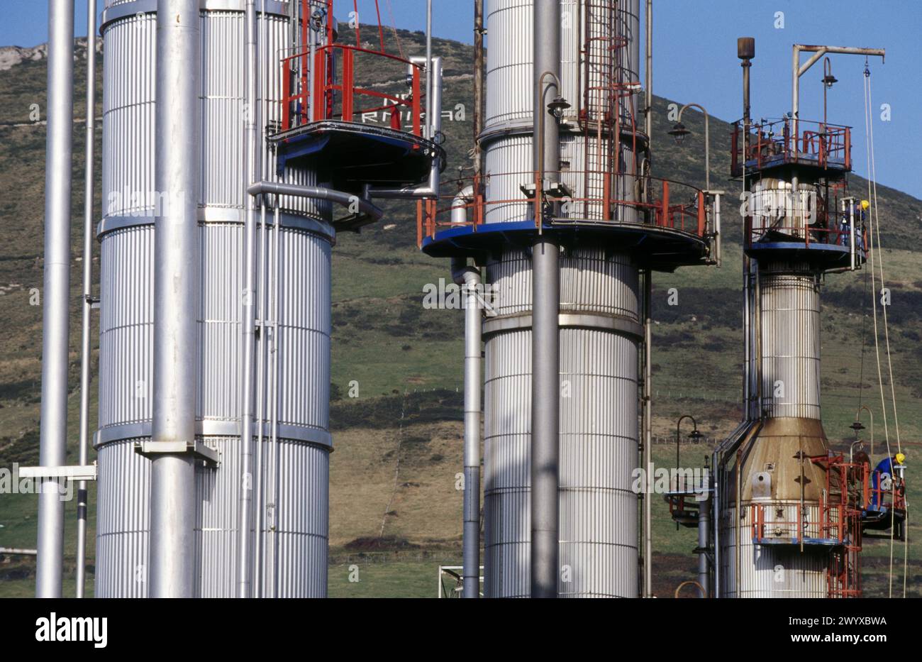 Oil refinery. Biscay. Spain Stock Photo - Alamy