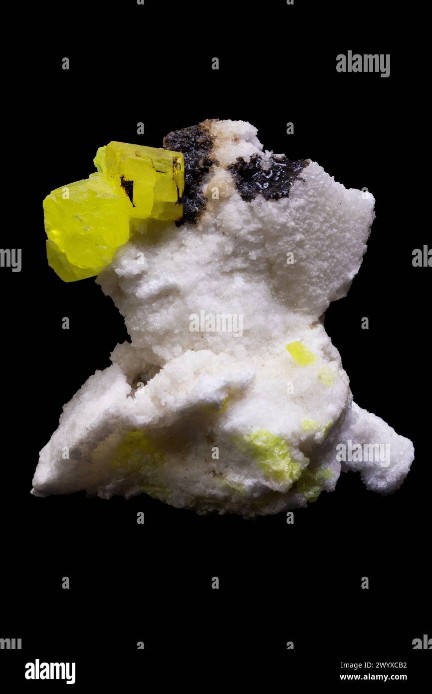 Sulfur mineral specimen: a captivating addition to collections Stock ...