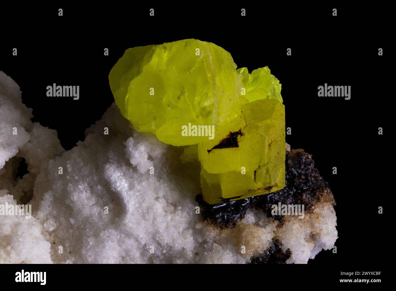 Sulfur mineral specimen: a captivating addition to collections Stock ...