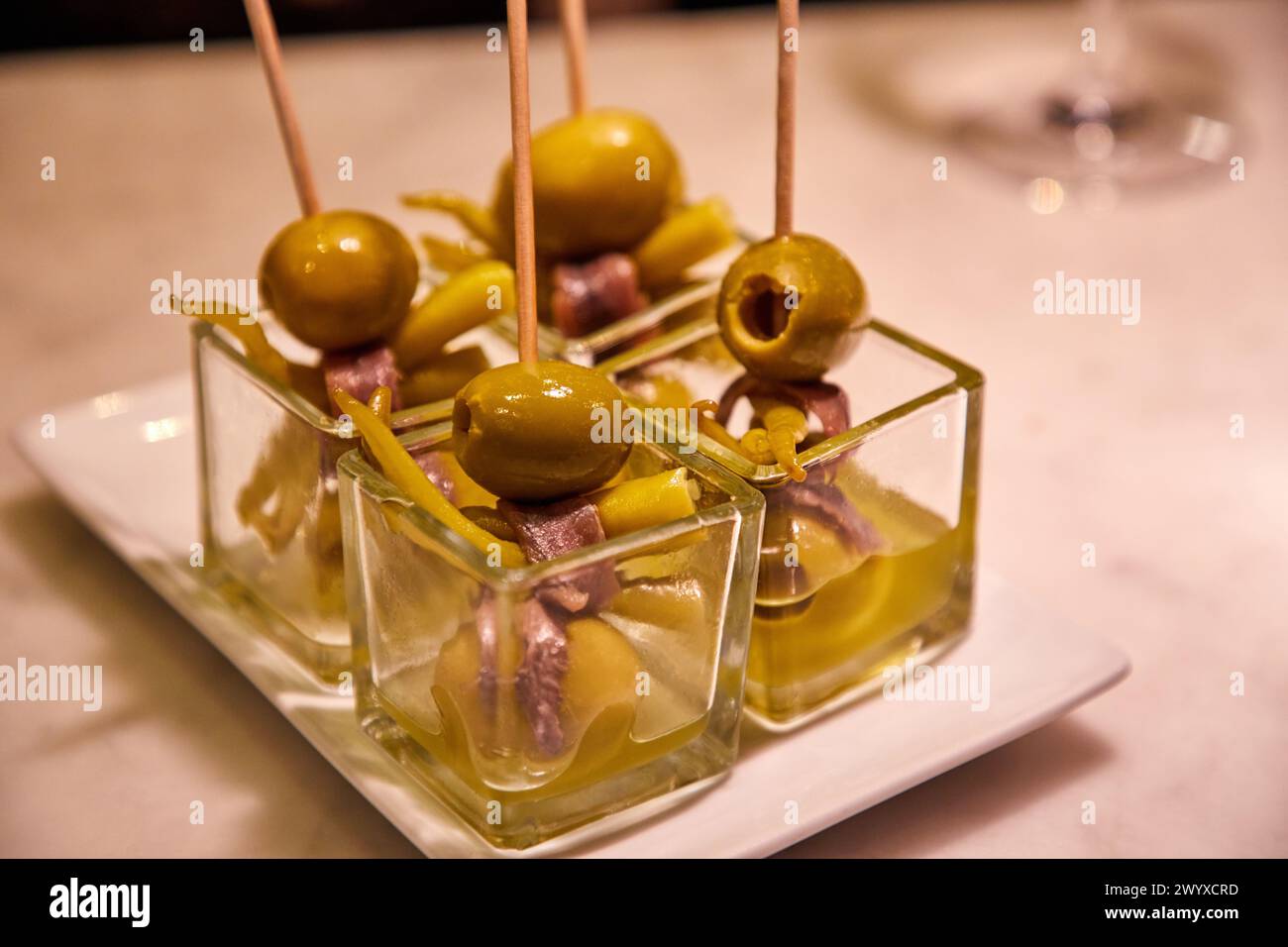 "Gilda", Typical Pintxo from Donostia, Old Town, Donostia, San ...