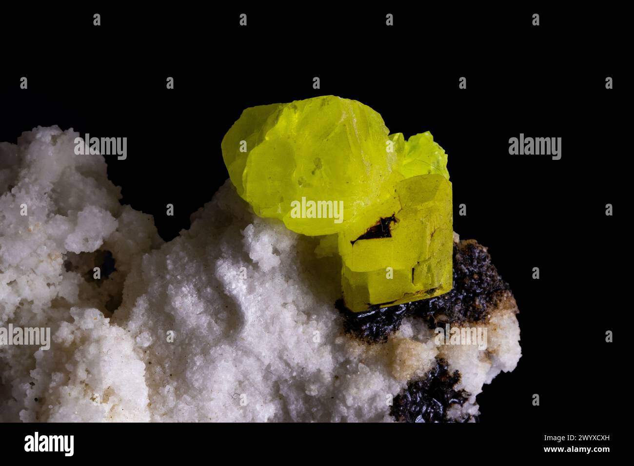Sulfur mineral specimen: a captivating addition to collections Stock ...
