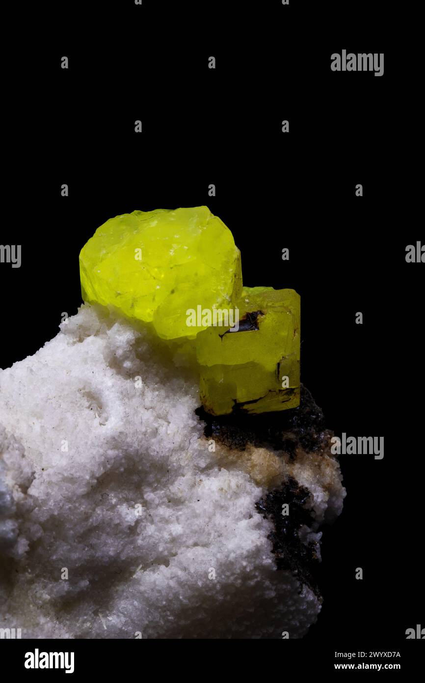 Sulfur mineral specimen: a captivating addition to collections Stock ...