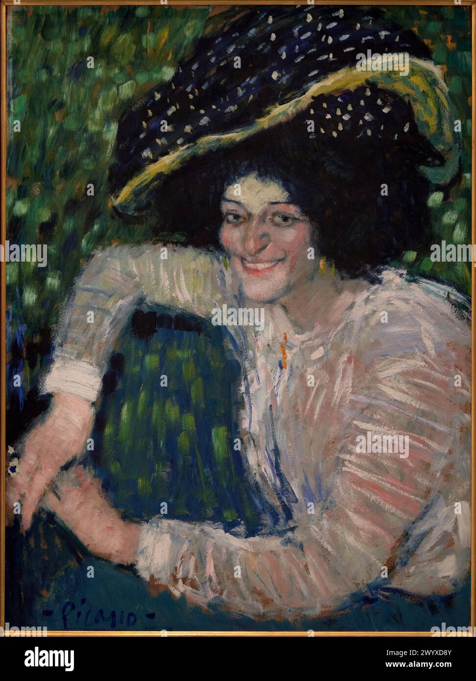 Bust of a Smiling Woman, 1901, Pablo Picasso (1881-1973 Stock Photo - Alamy