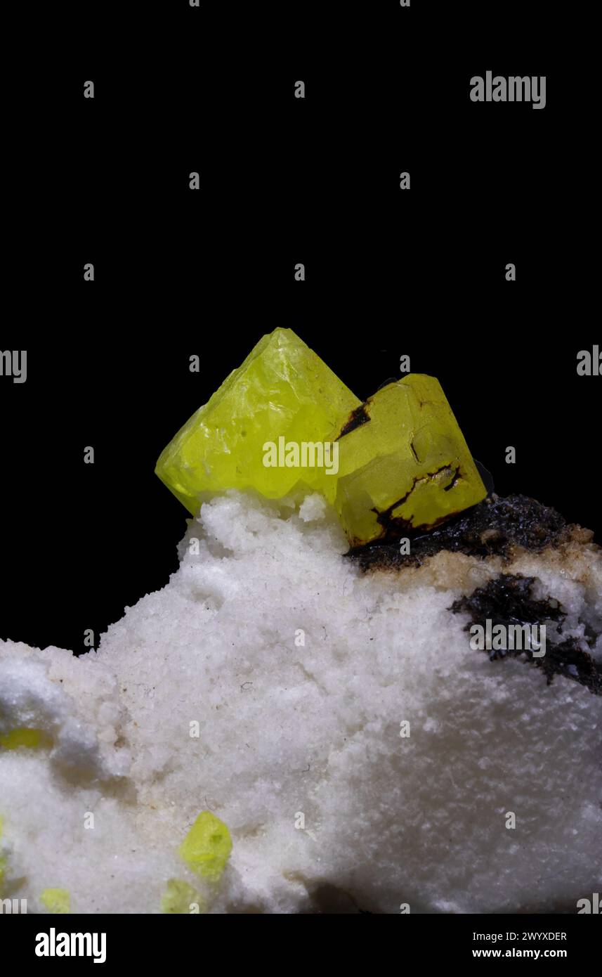 Sulfur mineral specimen: a captivating addition to collections Stock ...