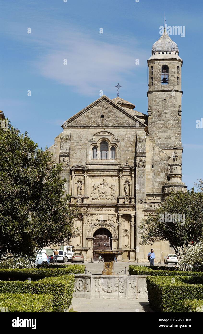 Iglesia del Salvador. Úbeda. Jaén province. Andalusia. Spain Stock ...