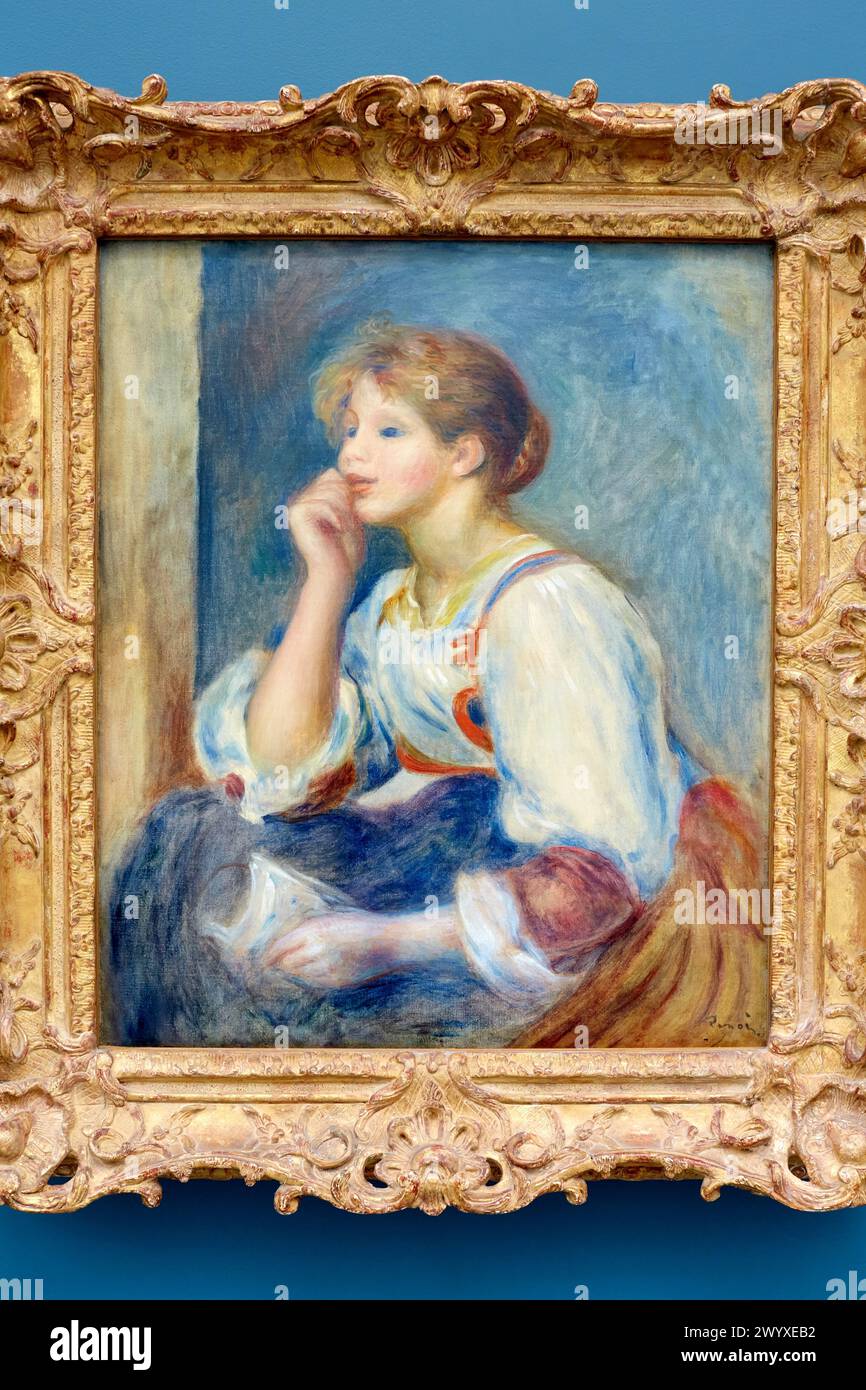 Woman with a letter, c.1890 (oil on canvas), Femme à la lettre, Pierre ...