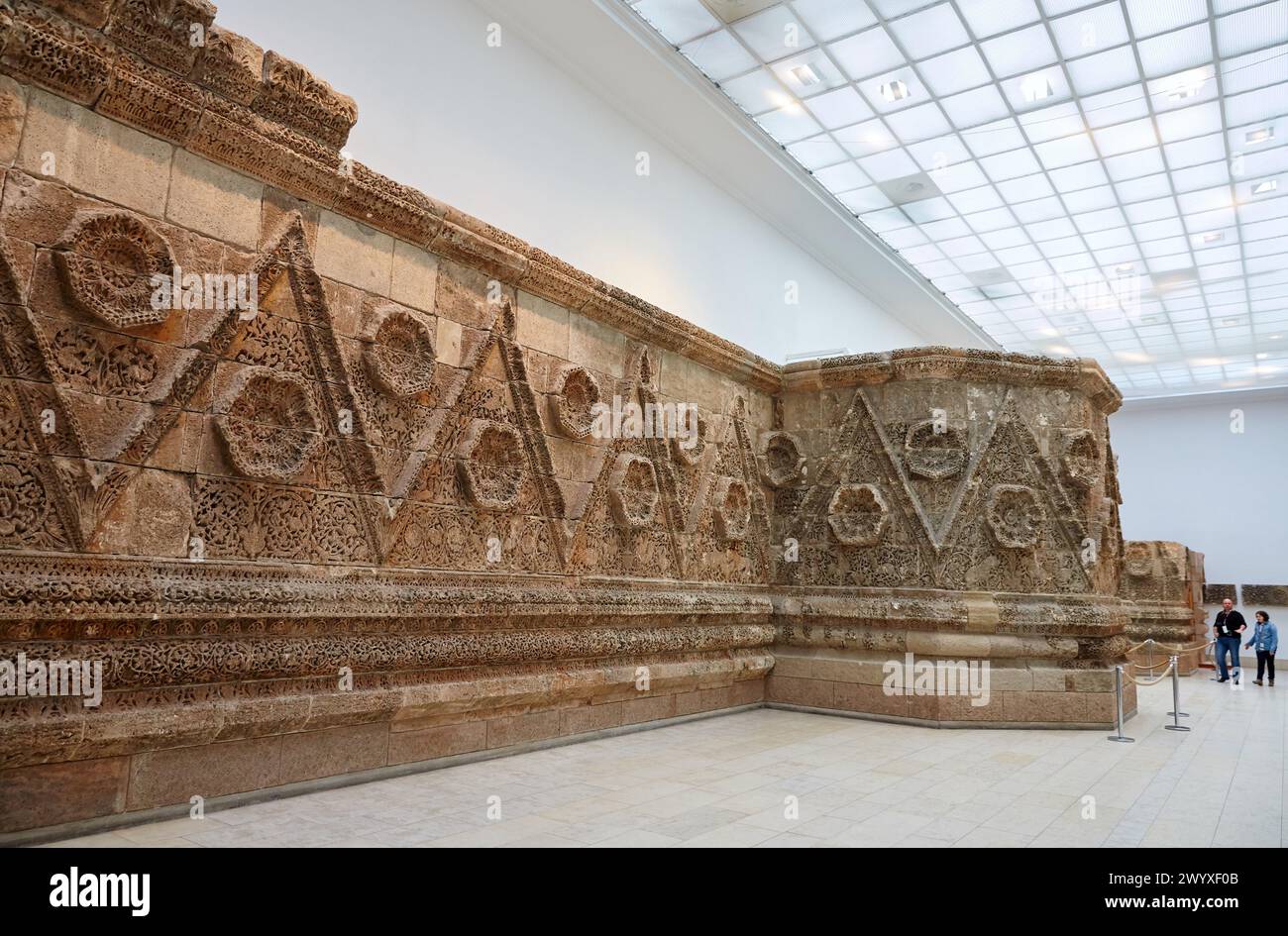Palace of Mshatta, Jordanian, Pergamon Museum, Berlin, Germany Stock ...