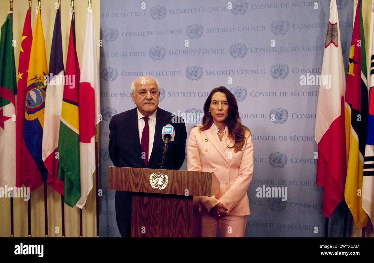 April 8, 2024, New York City, New York: (NEW) Press Conference with ...