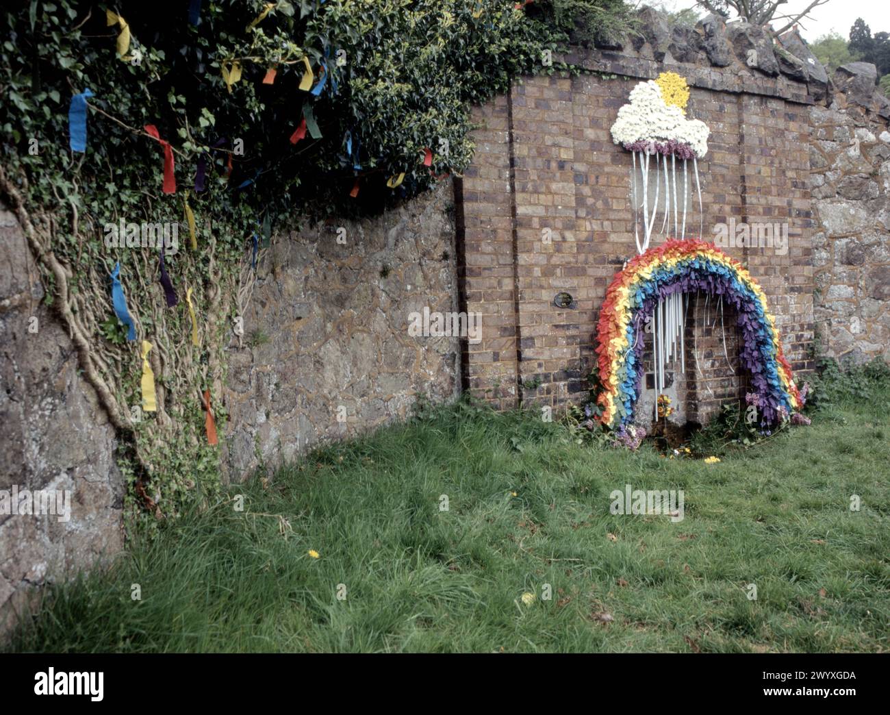 Well Dressing, or well flowering, is a tradition of decorating wells ...