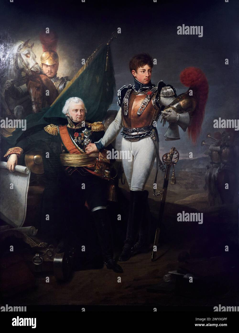 Le Général De Lariboisière Et Son Fils 1814 Antoine Jean Gros Musée