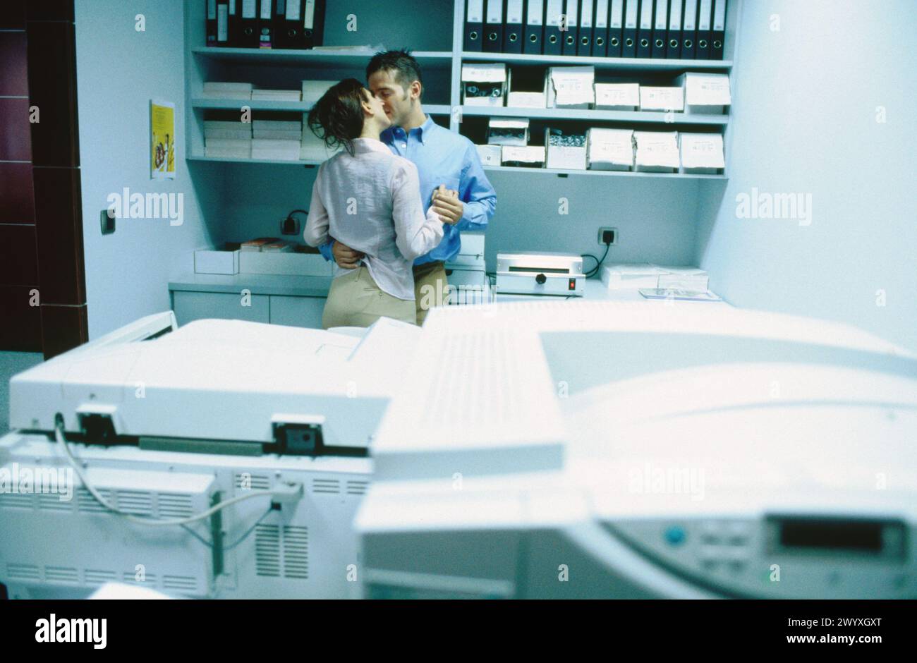 Kiss up to boss hi-res stock photography and images - Alamy