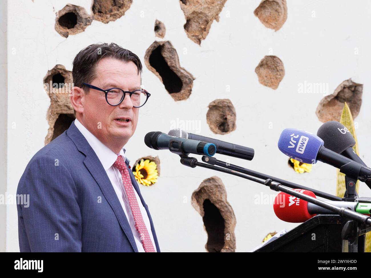 Kigali, Rwanda. 08th Apr, 2024. Belgian Ambassador to Rwanda Bert ...