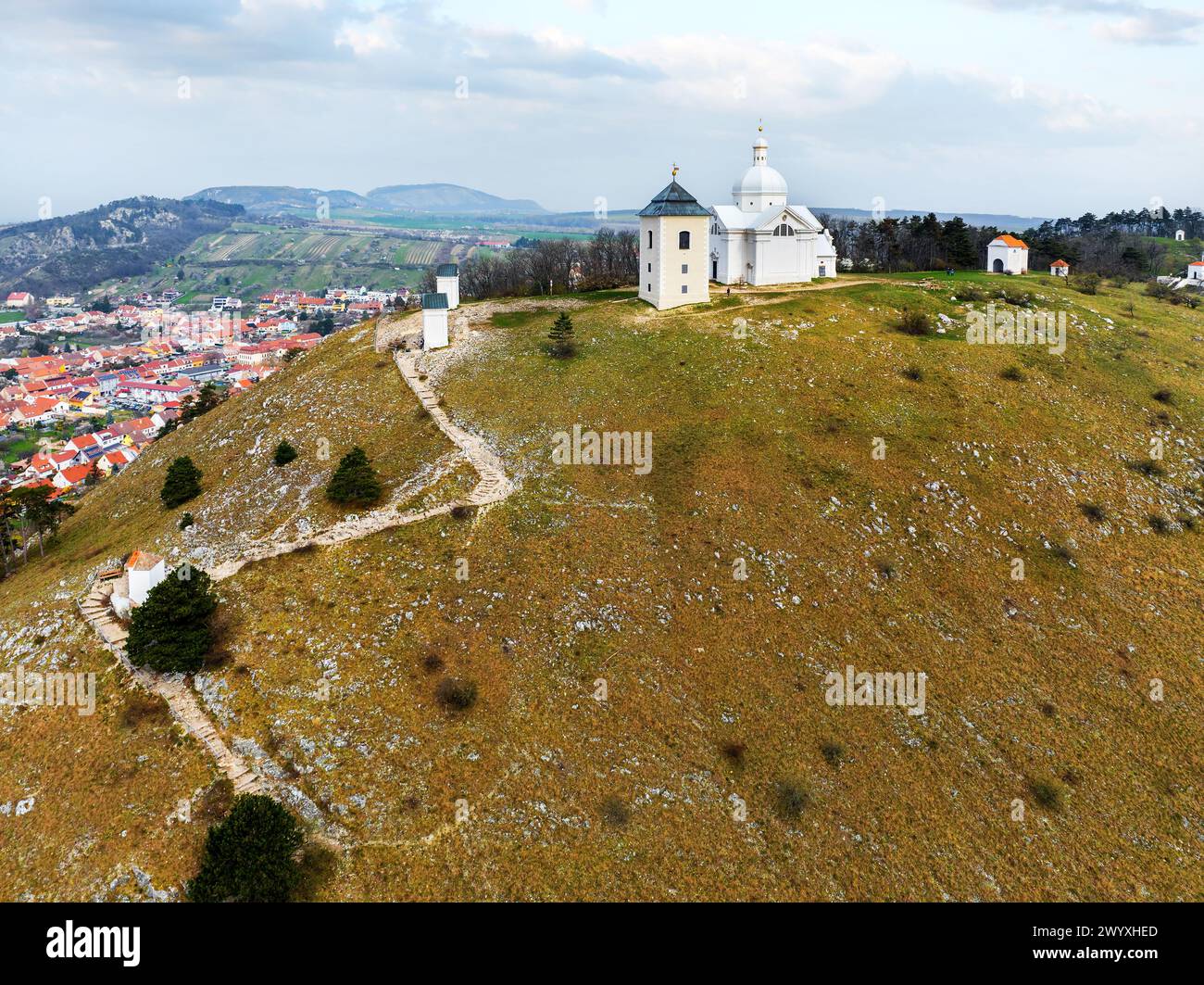 Stations on the Way of the Cross on Holy Hill in Mikulov, Moravia ...