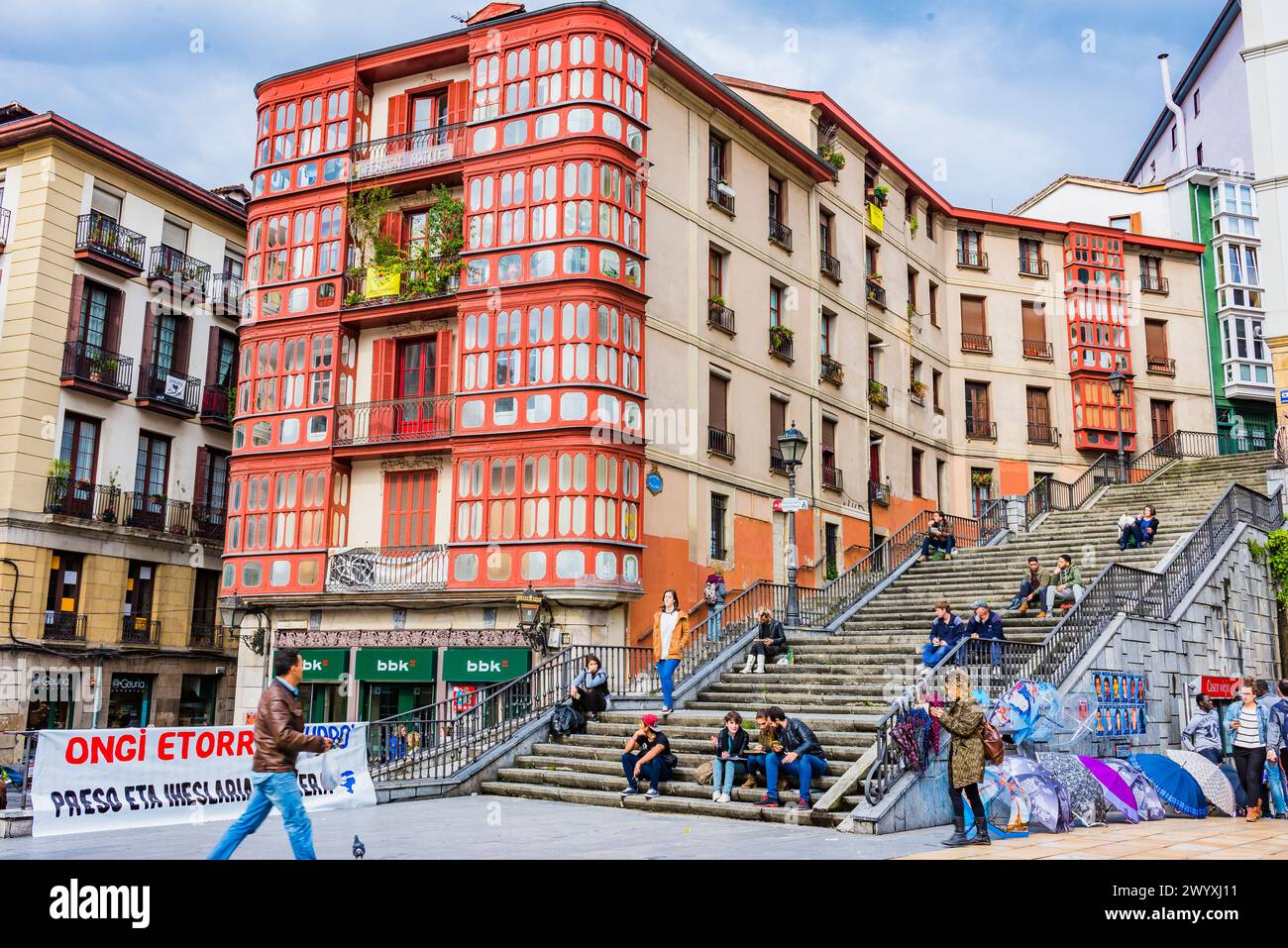 The Calzadas de Mallona are stairs built in 1745 that connect the old ...