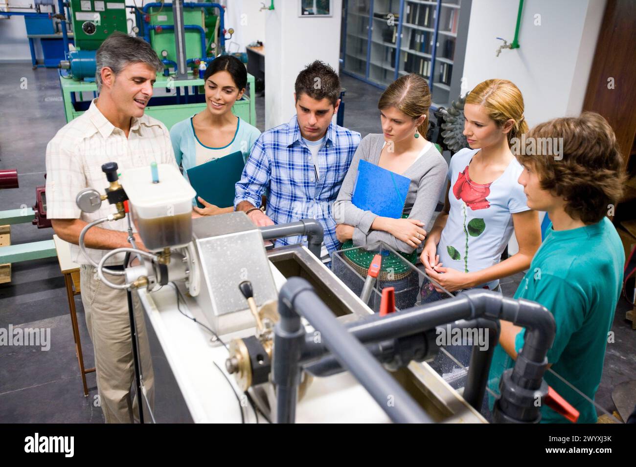 ue Country. Students, Turbine, Hydraulic machines laboratory ...