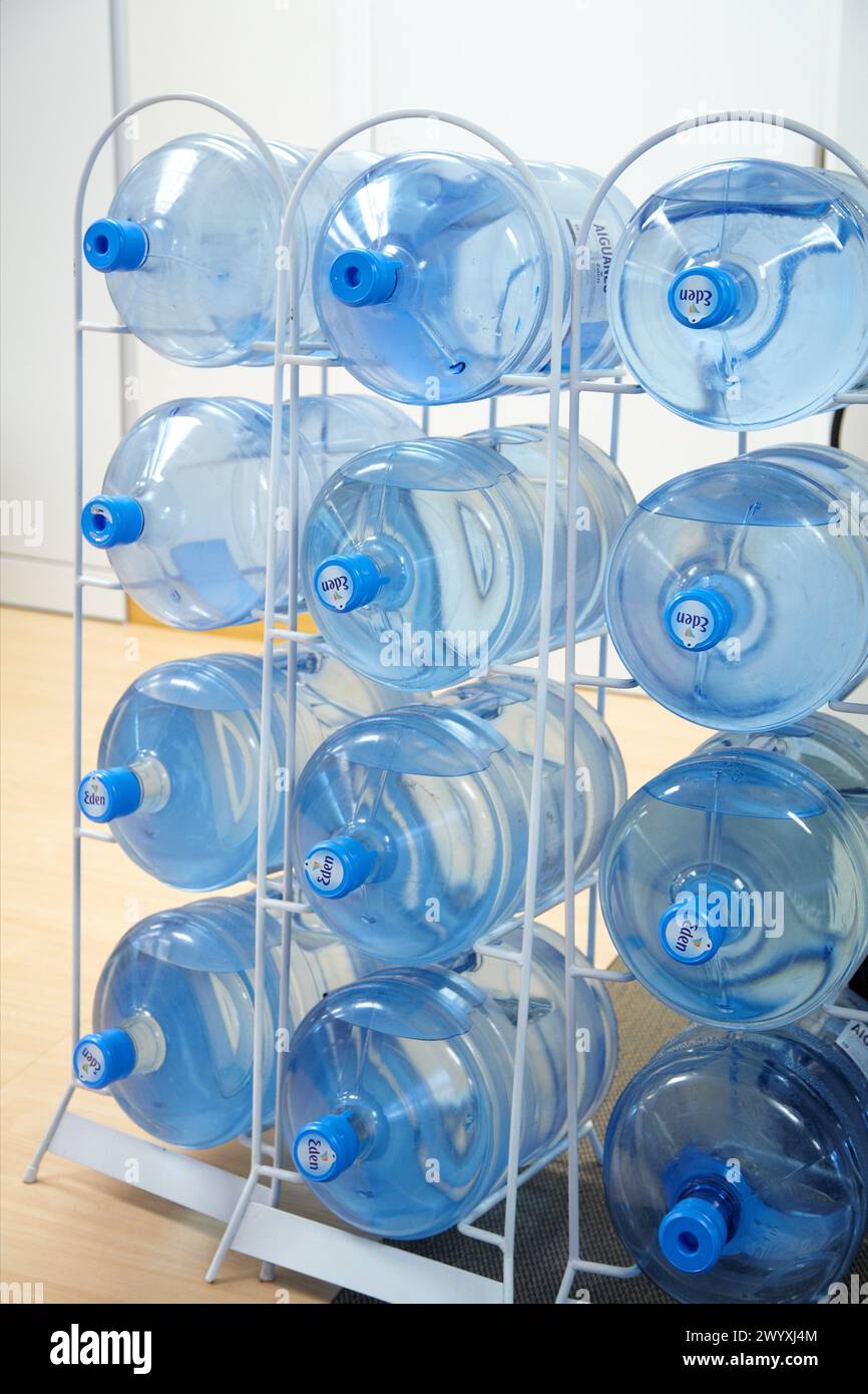 Water cans, office Stock Photo - Alamy