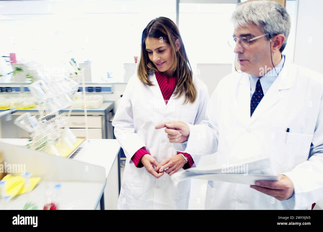 Chemical characterization laboratory Stock Photo - Alamy