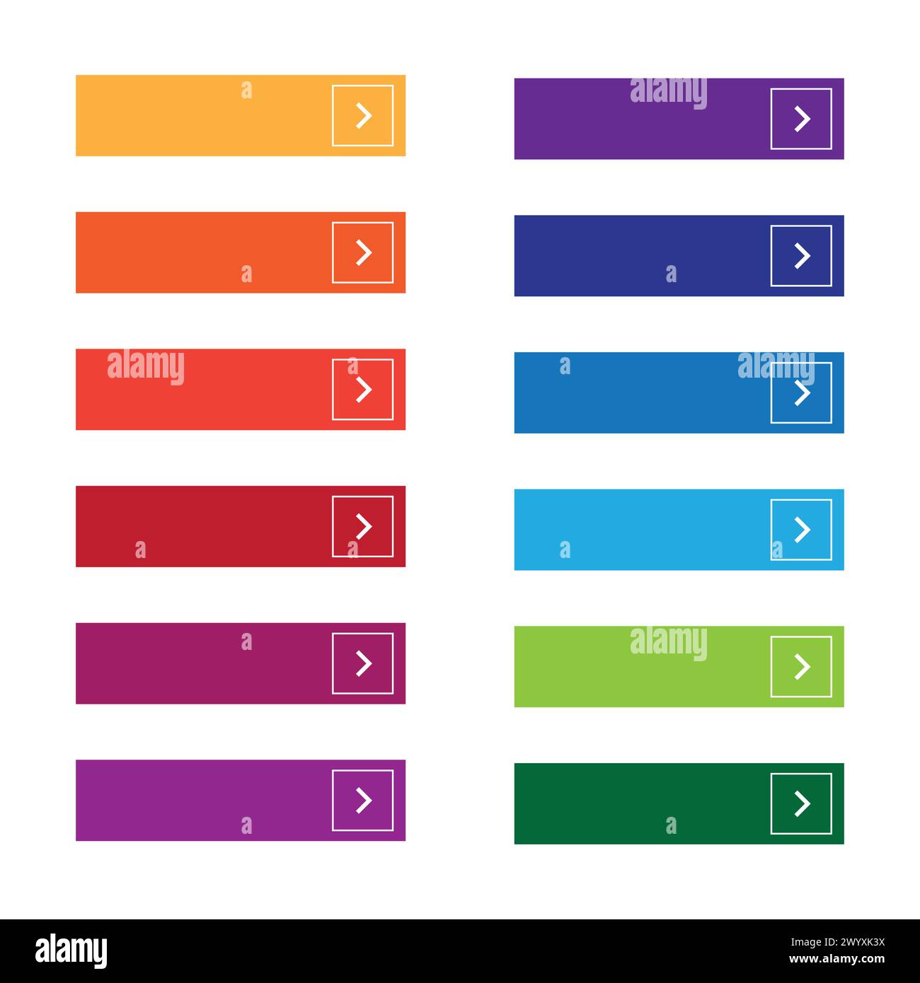 Empty web button set vector Stock Vector Image & Art - Alamy