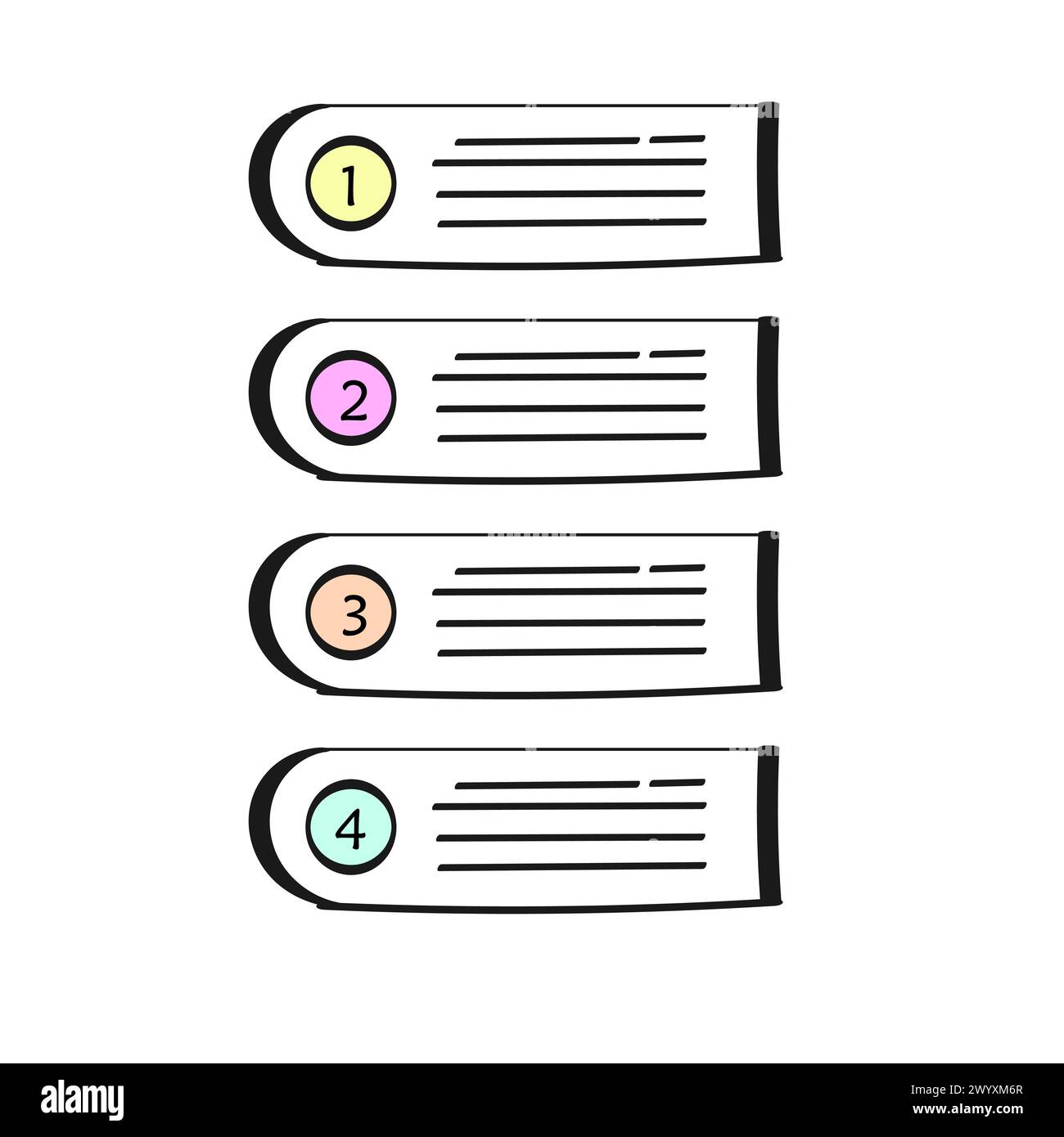 Hand drawn free form abstract shapes for text background Stock Vector ...